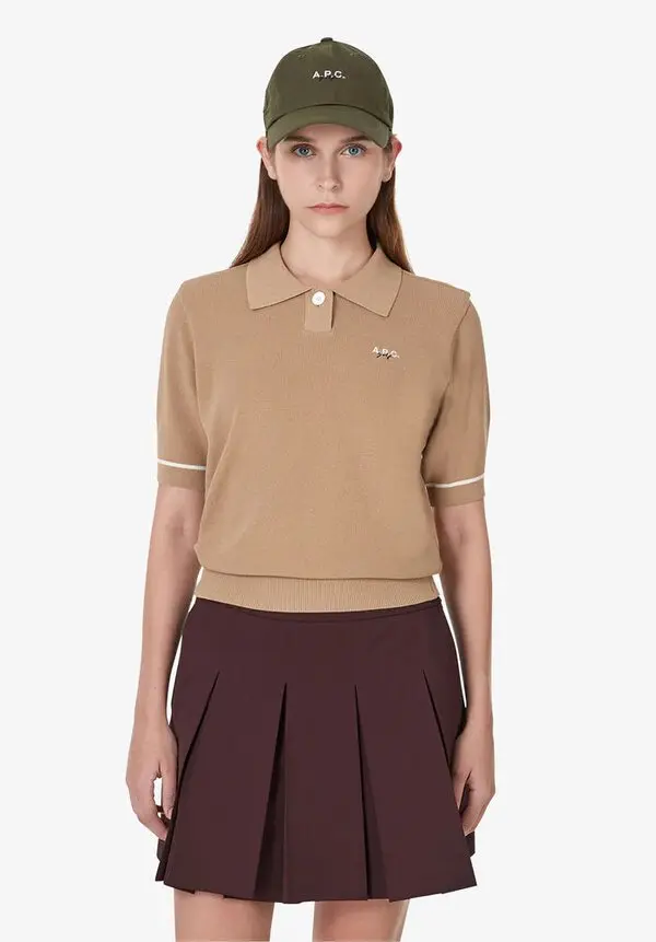 A.p.c. Golf Polo Shirt - Beige
