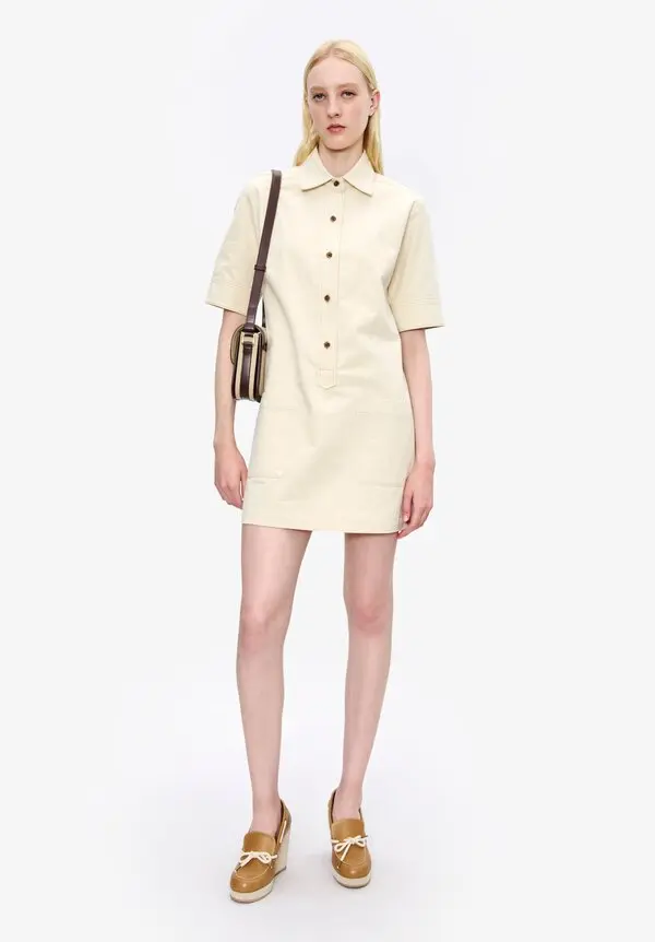 A.p.c. Cotton Blend Dress