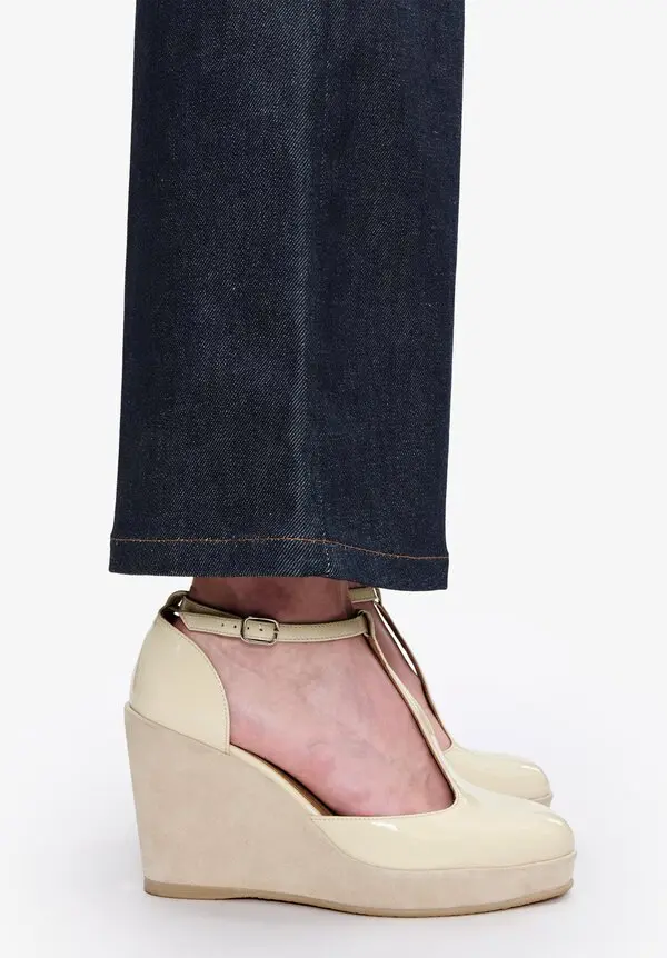 A.p.c. Wedge Sandals - Light Yellow