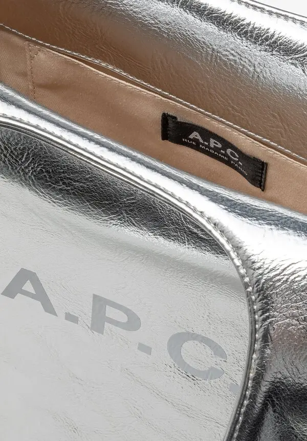 A.p.c. Ninon Small Tote Bag - Silvertone