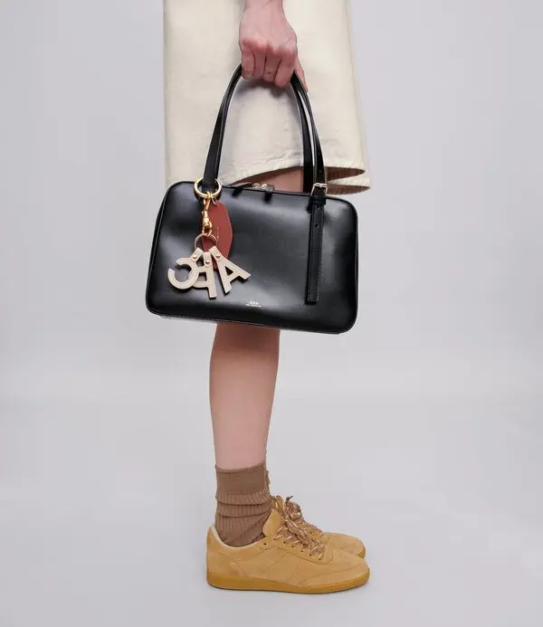A.p.c. Virginie Box Bag - Black