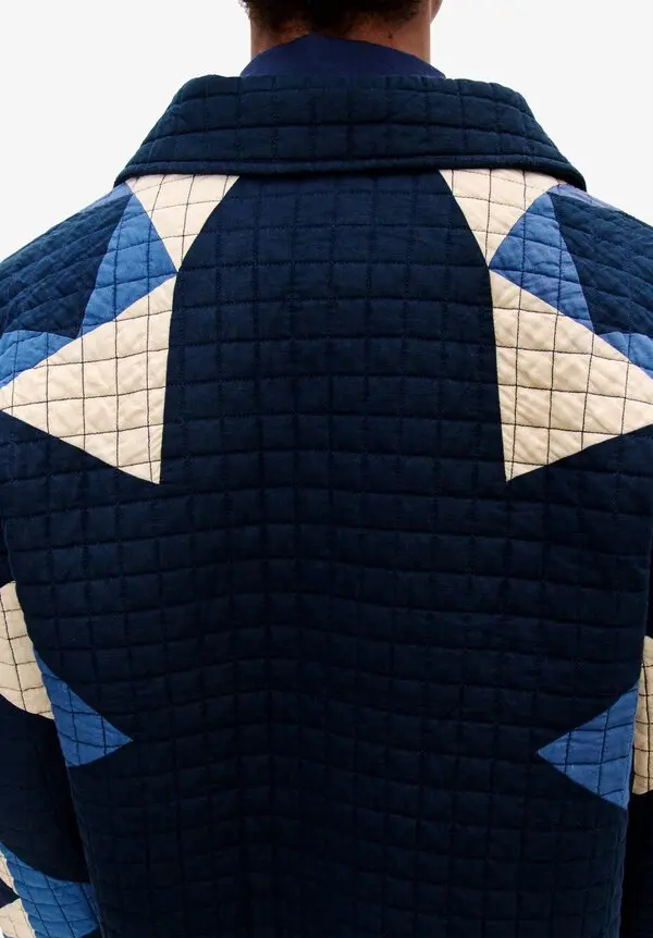 A.p.c. Quilted Jacket - Dark Indigo