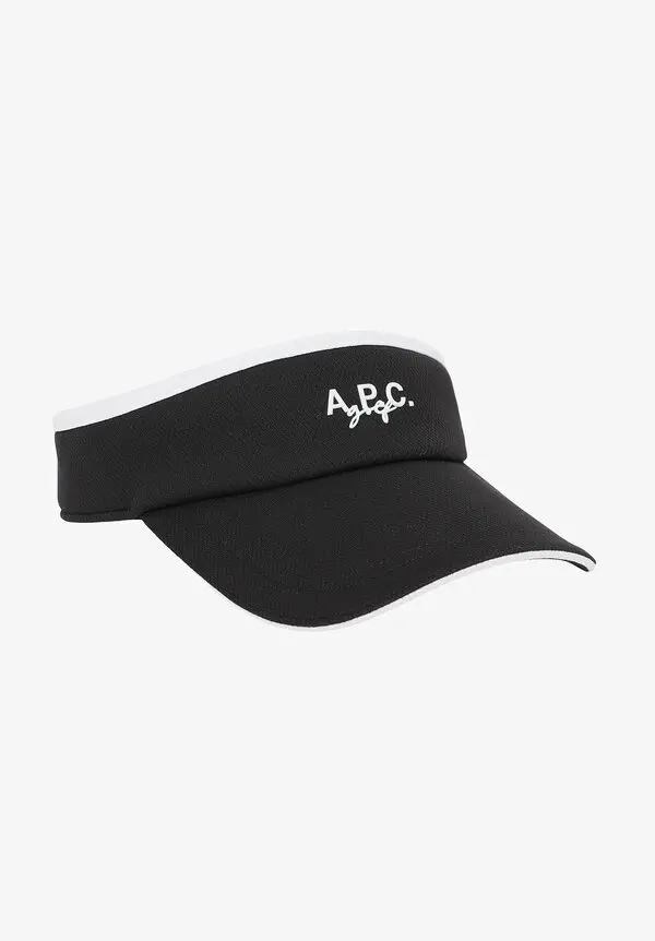 A.p.c. Visor Cap - Black
