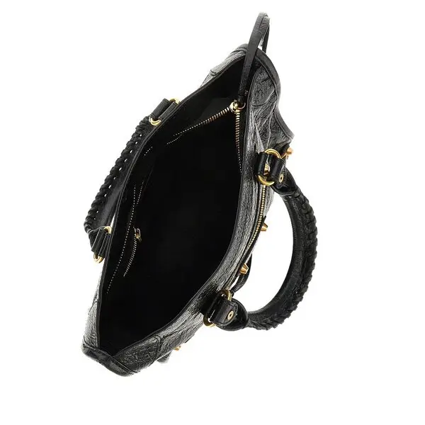 Balenciaga Arena Leather Small 'le City' Bag - Black