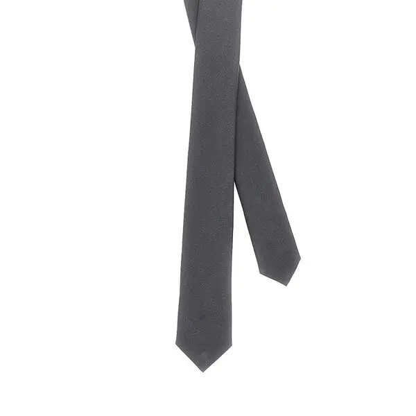 Emporio Armani Jacquard Silk Necktie - Grey