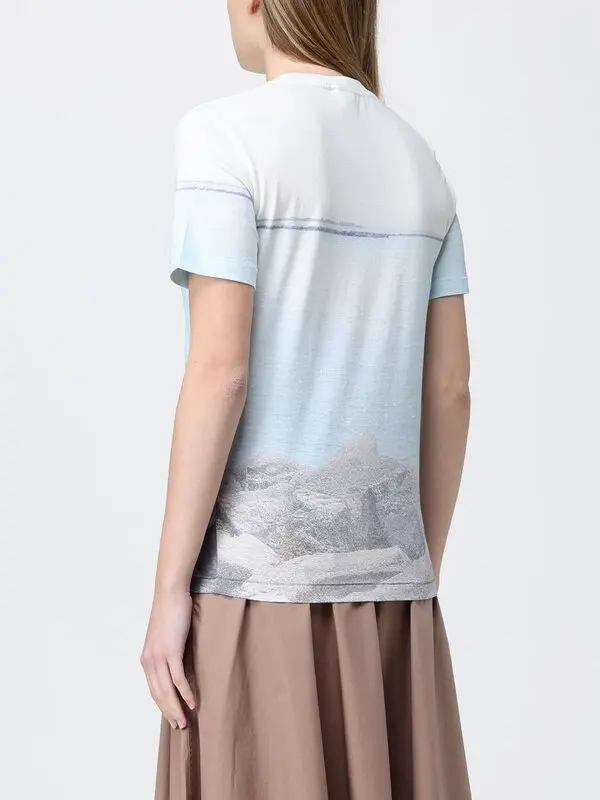 Chloé Cotton Graphic Print T-shirt - Multicolor