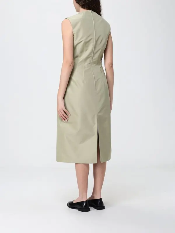 JIL SANDER Sleeveless Crewneck Midi Dress