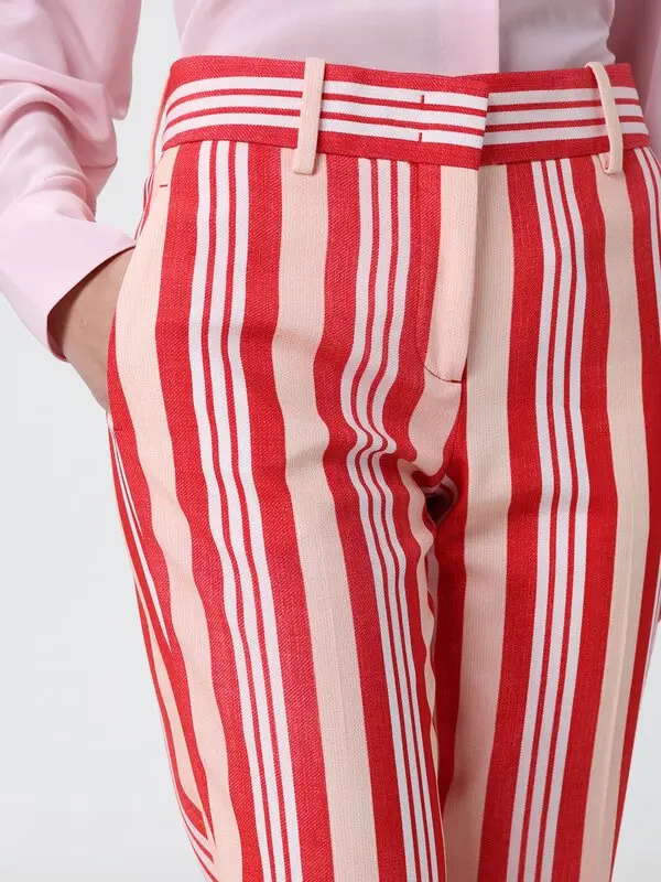 Ermanno Scervino Striped Trousers - Red