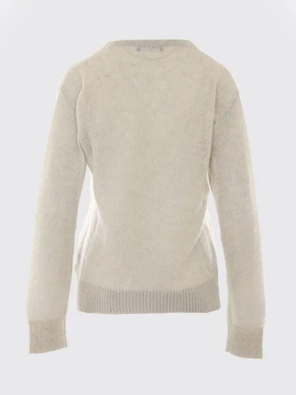 Fabiana Filippi V-neck Merino Wool Blend Sweater