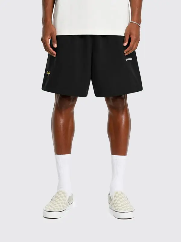 BARROW Solid Color Sports Shorts - Black