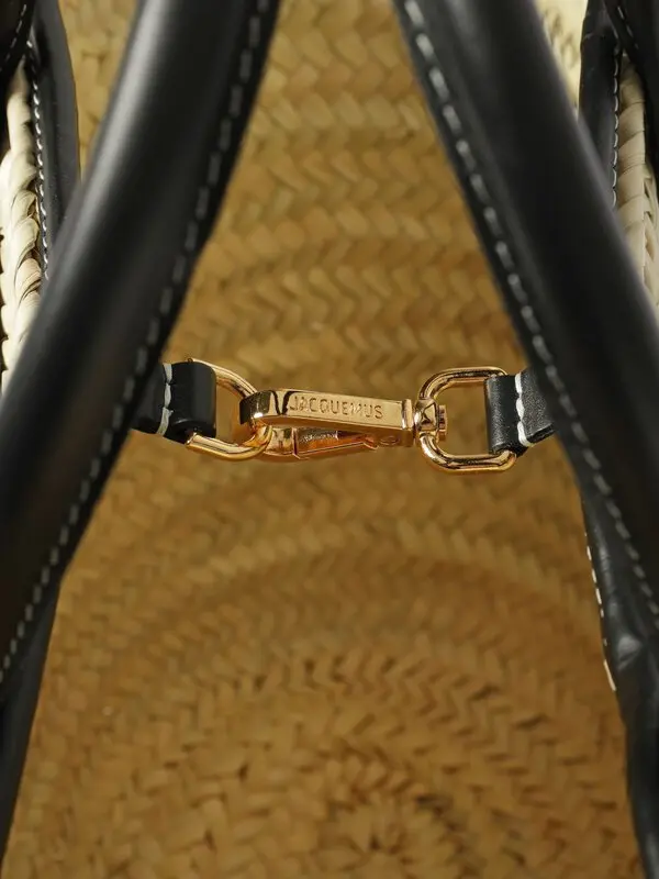 Jacquemus Le Panier Soli Raffia Handbag
