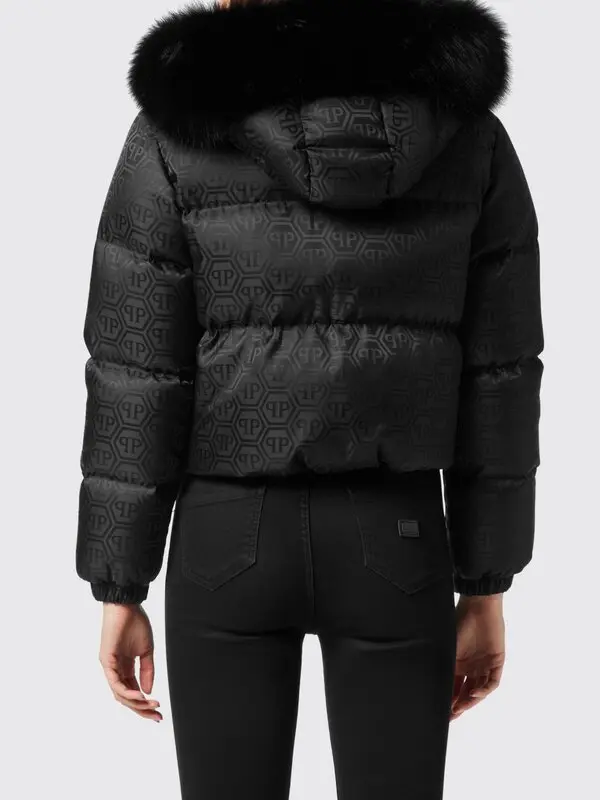 Philipp Plein Padded Down Jacket With Monogram