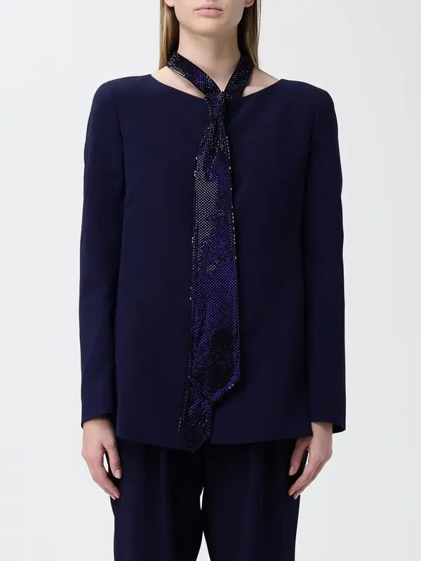 Giorgio Armani Long Sleeve Top - Blue