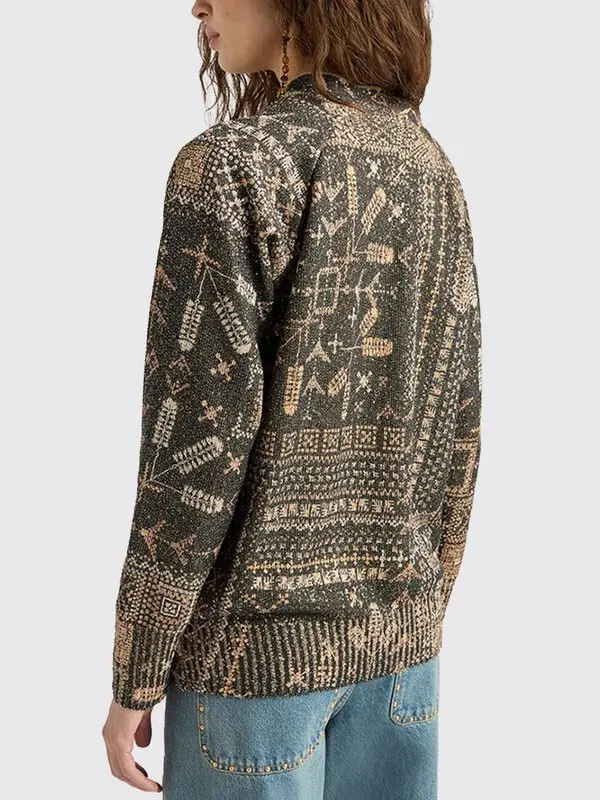 Momoni Abstract Jacquard Cardigan