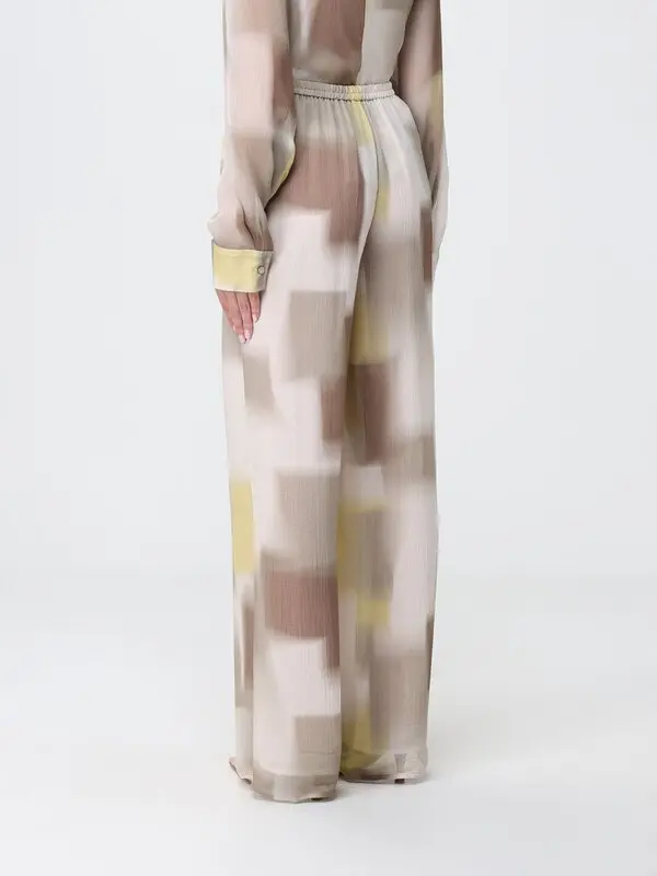 Armani Exchange Wide Leg Printed Trousers