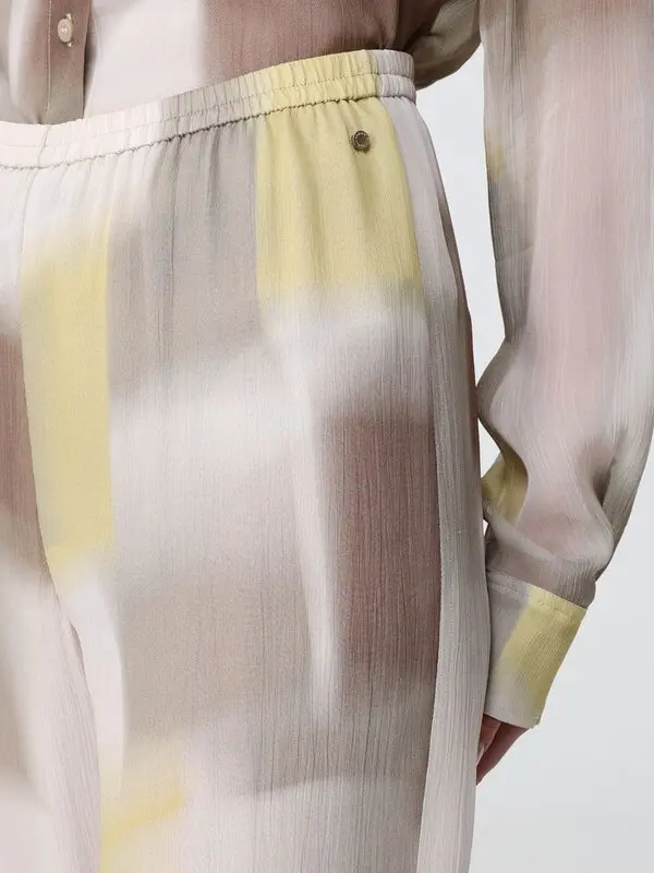 Armani Exchange Wide Leg Printed Trousers