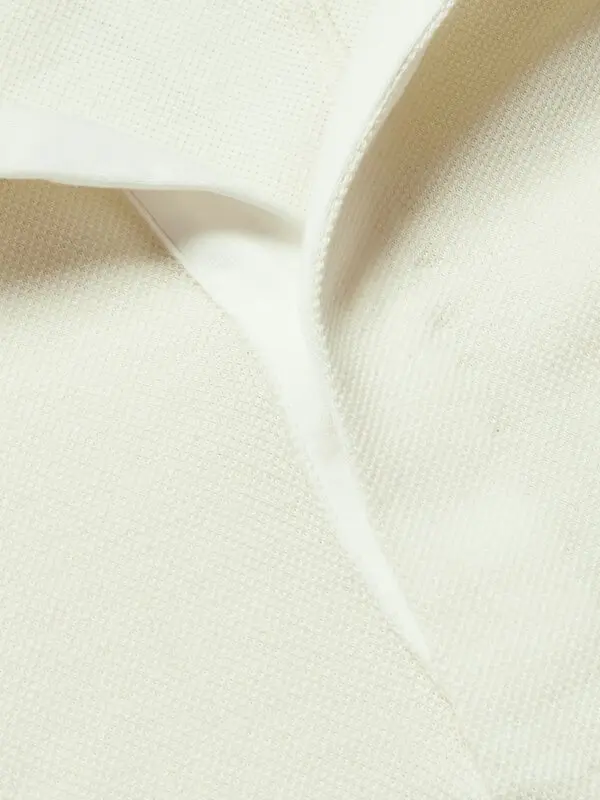 SSAM Cotton And Silk-blend Piqué Rugby Shirt