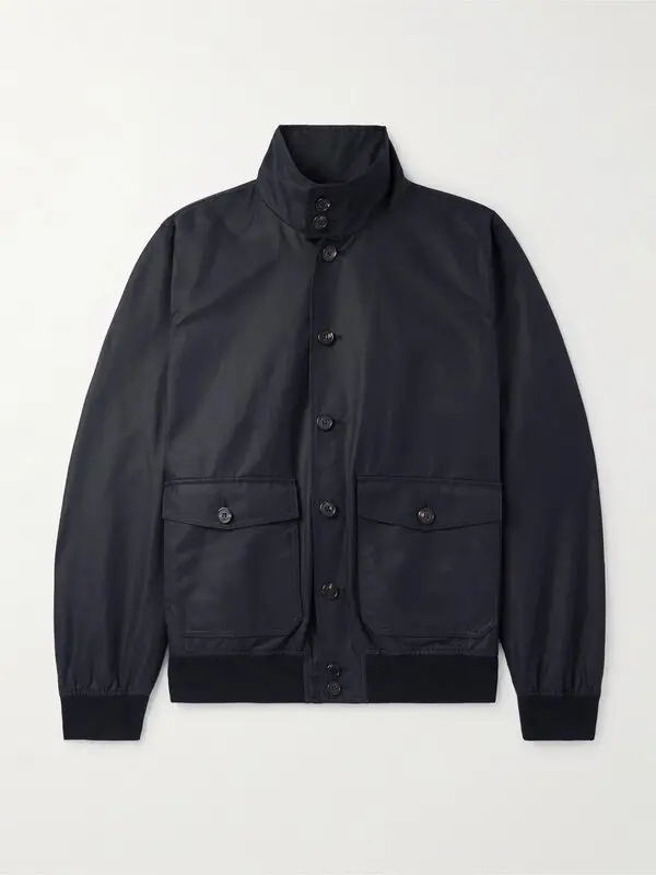 SLOWEAR Montedoro Cotton-blend Shell Bomber Jacket