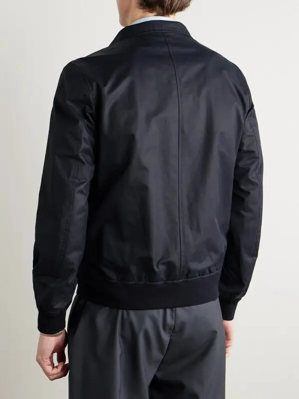 SLOWEAR Montedoro Cotton-blend Shell Bomber Jacket