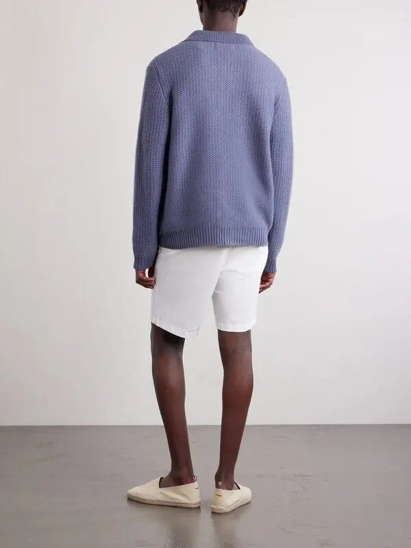 Mr P. Textured Wool And Cashmere-blend Overshirt