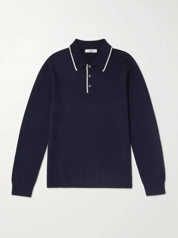 Mr P. Cashmere Polo Sweater