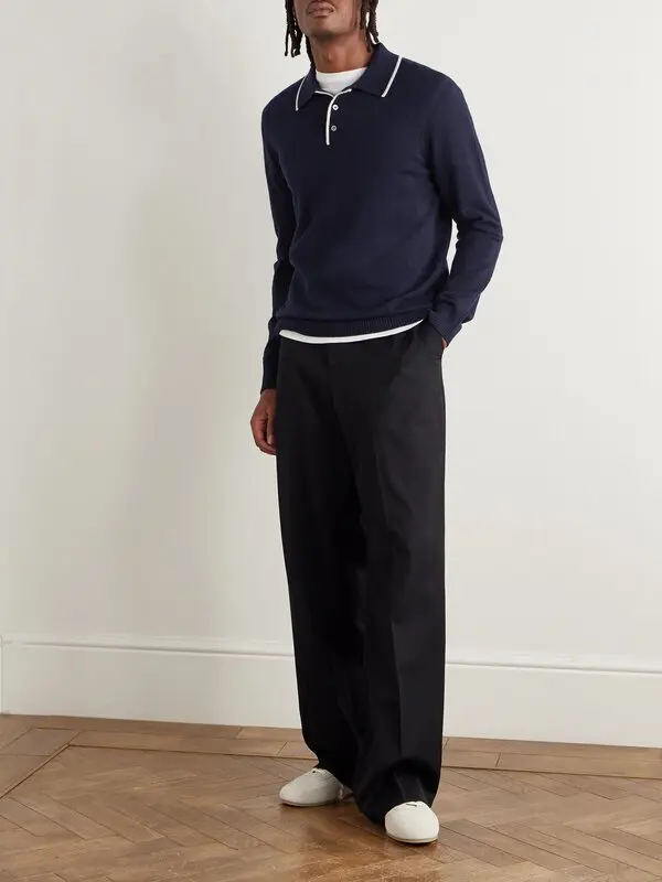Mr P. Cashmere Polo Sweater