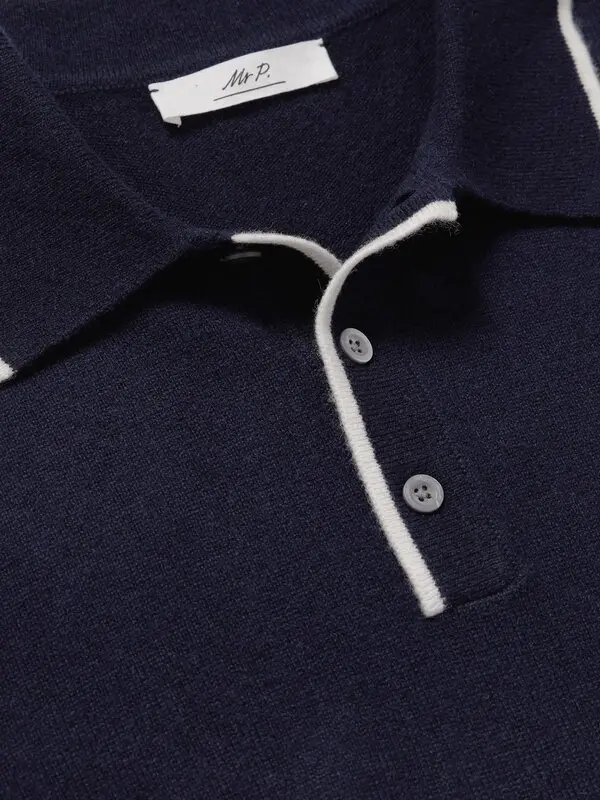 Mr P. Cashmere Polo Sweater