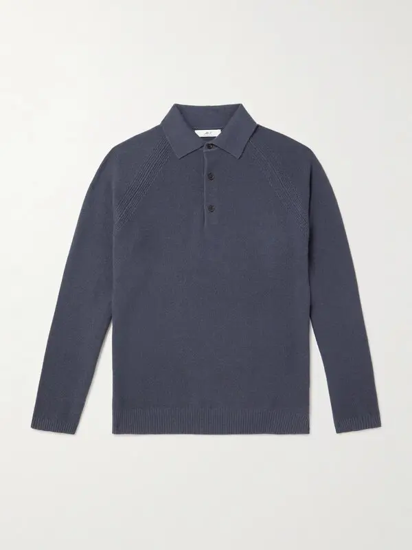 Mr P. Wool And Cashmere-blend Polo Shirt
