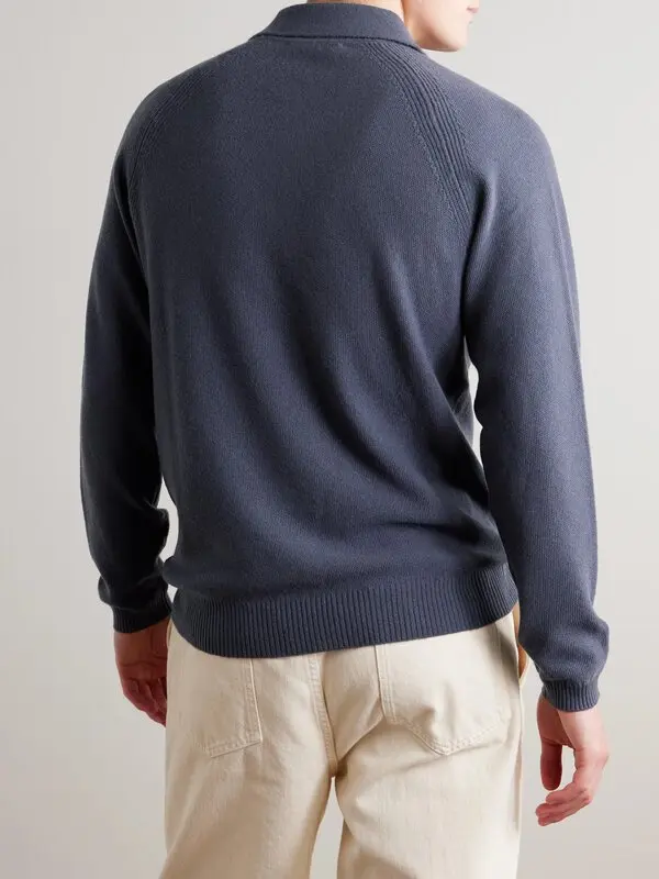 Mr P. Wool And Cashmere-blend Polo Shirt