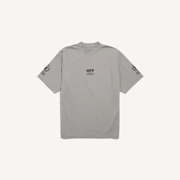 Balenciaga Wfp Medium Fit T-shirt - Grey