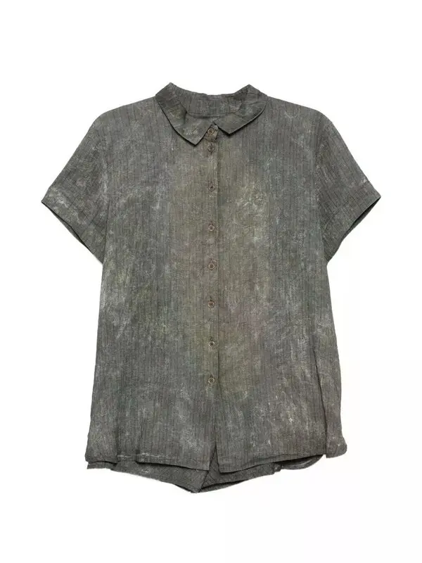 RUNDHOLZ Short-sleeve Pinstripe Shirt