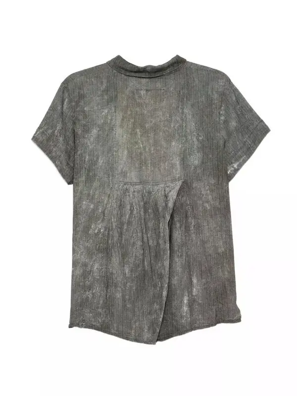 RUNDHOLZ Short-sleeve Pinstripe Shirt