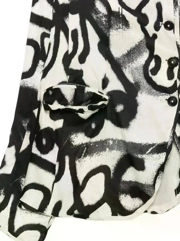 RUNDHOLZ Graffiti-print Blazer