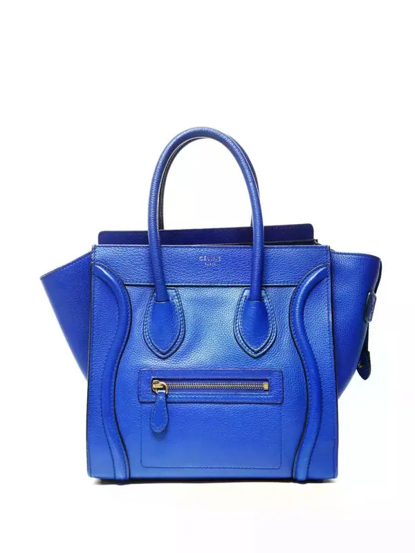 Celine Micro Luggage Leather Tote Bag