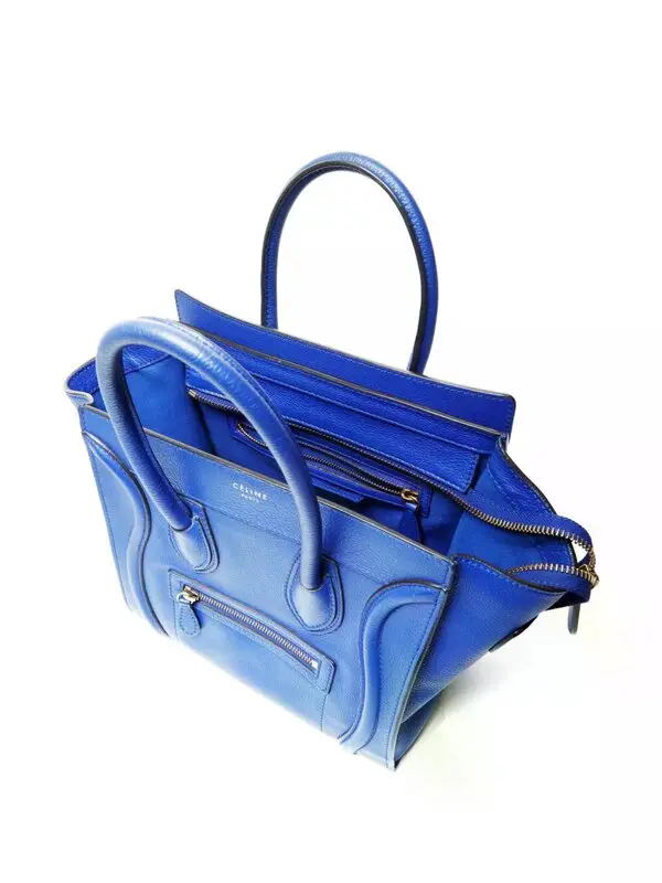 Celine Micro Luggage Leather Tote Bag