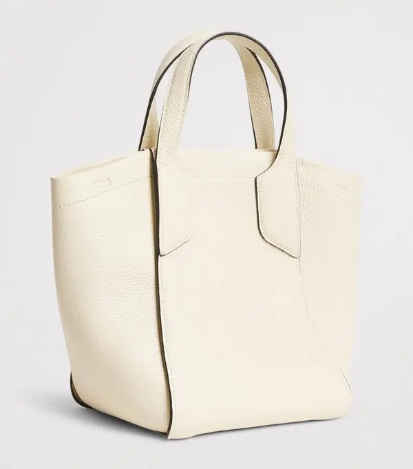 Harrods Small Leather Freya Tote Bag