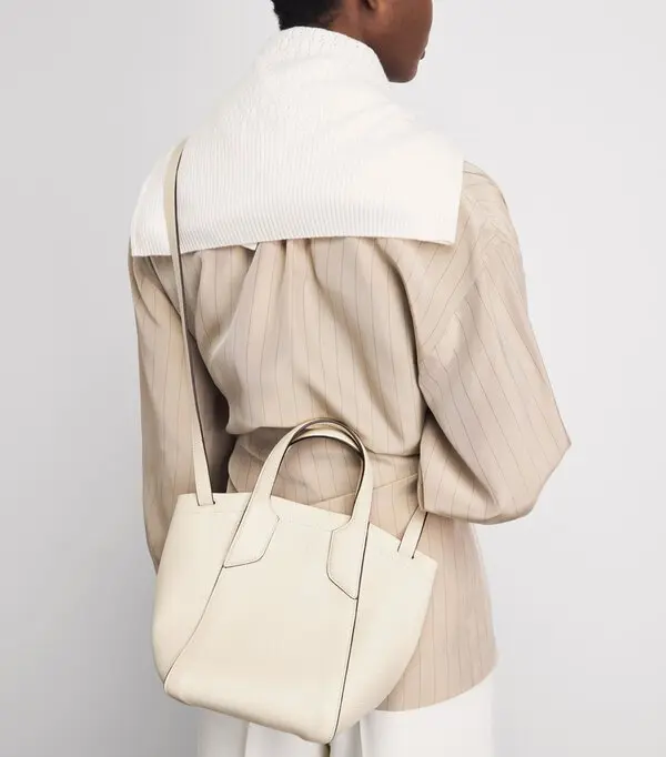 Harrods Small Leather Freya Tote Bag