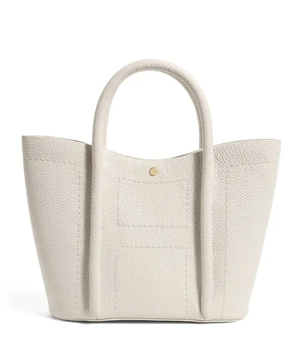 Harrods Grab Leather Rope Tote Bag