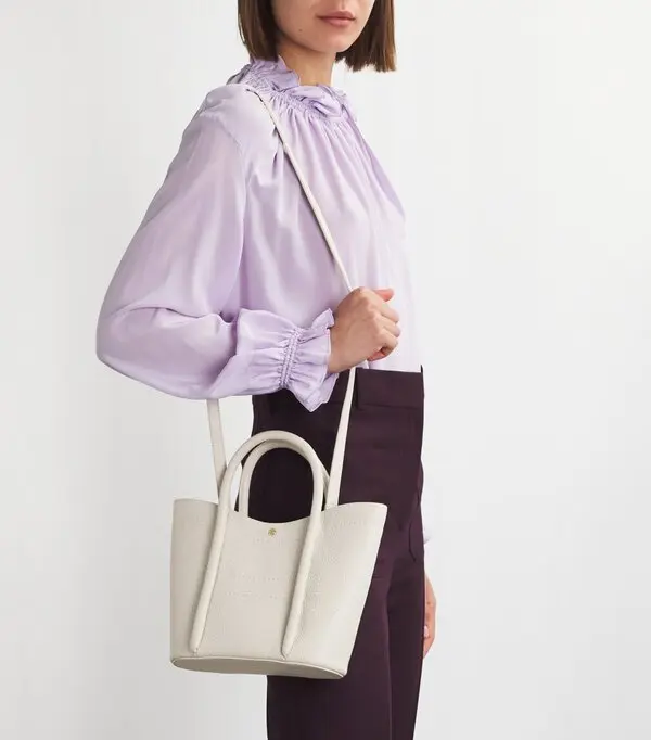 Harrods Grab Leather Rope Tote Bag