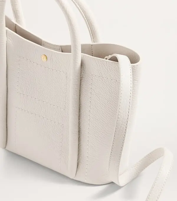 Harrods Grab Leather Rope Tote Bag