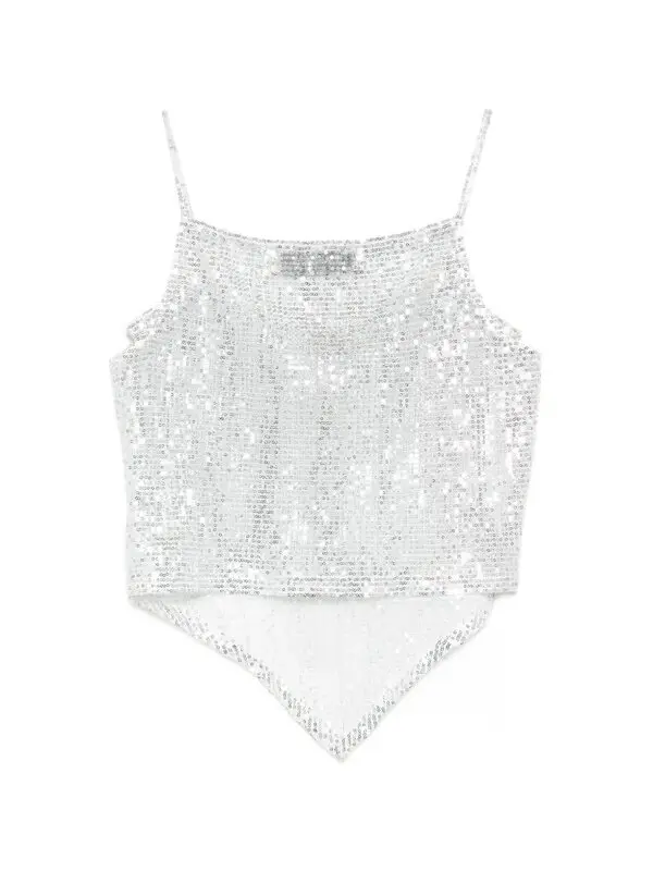 KIMHEKIM Monroe Sequin Embellished Top - Grey
