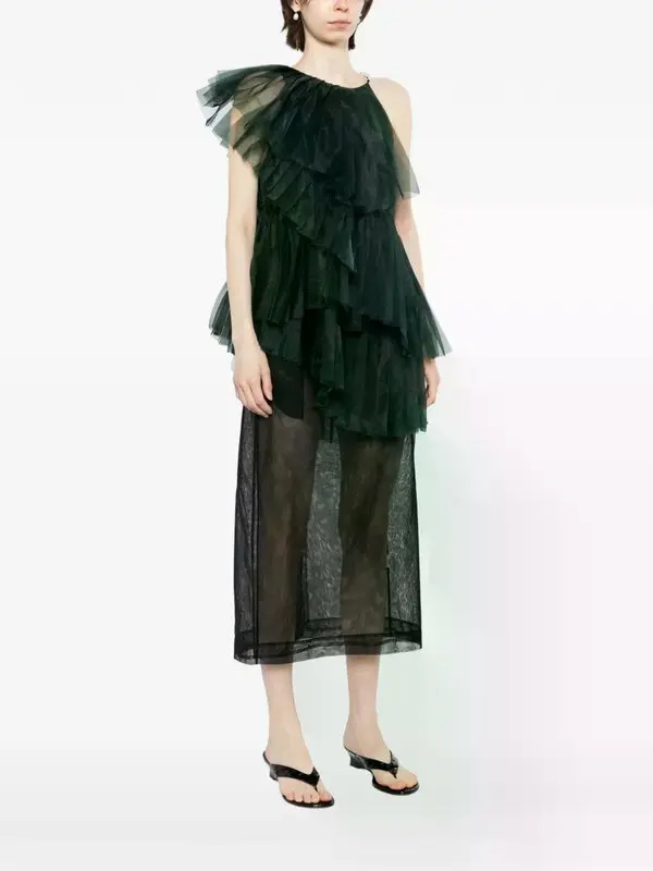 Aje Westlyn Tulle Blouse