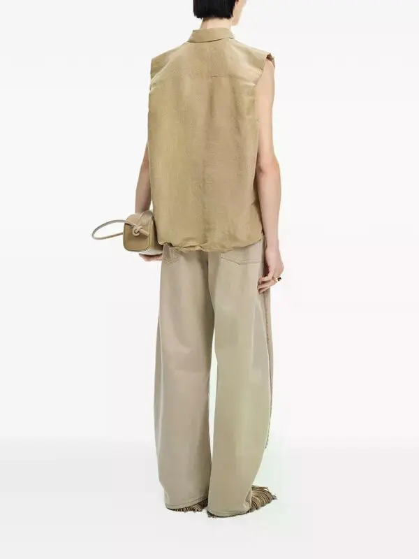 JNBY Dot-jacquard Sleeveless Shirt