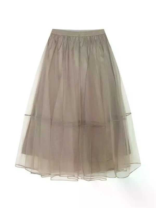 JNBY Tulle Midi Skirt - Neutrals