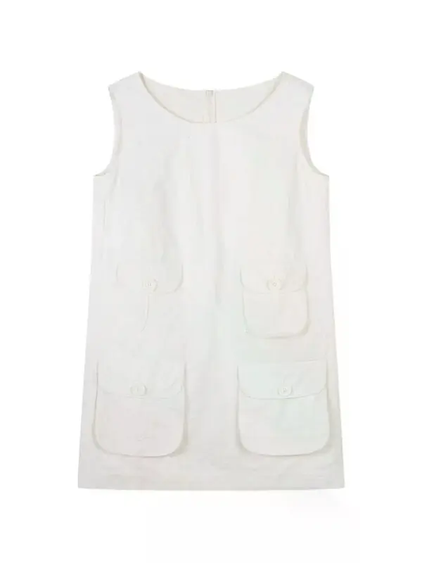 JNBY Floral Embroidered Sleeveless Dress - Neutrals