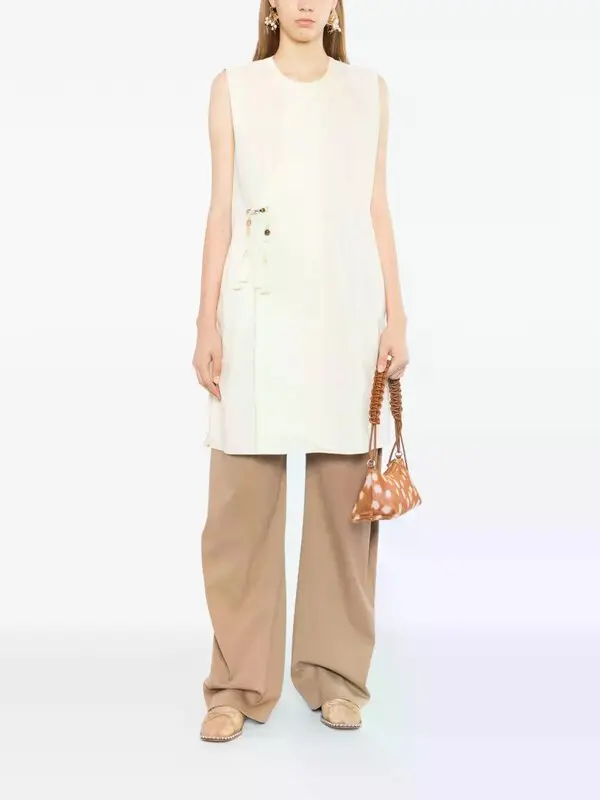 JNBY Sleeveless Tassel Detail Dress - Neutrals