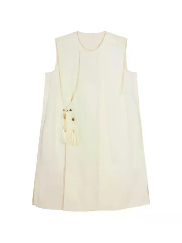 JNBY Sleeveless Tassel Detail Dress - Off White