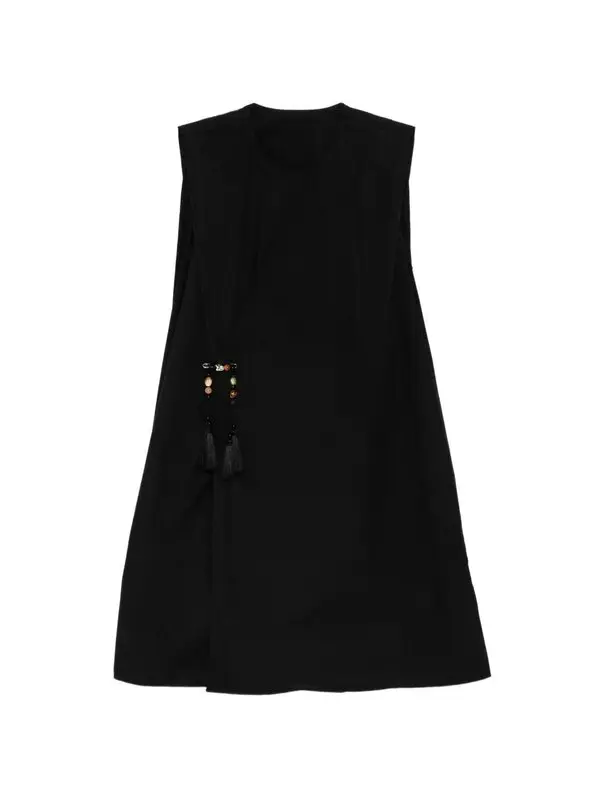 JNBY Embellished Tassel Detail Dress - Black