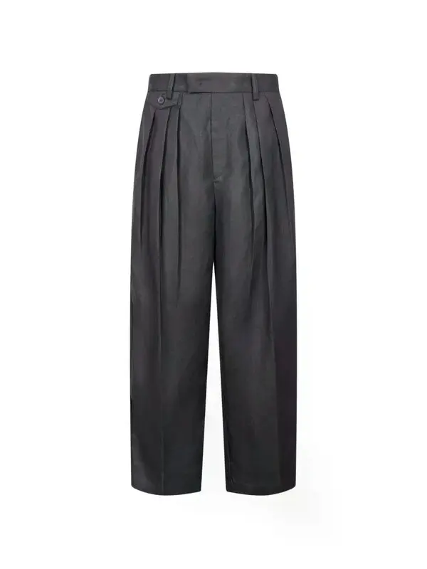 JNBY Pleated Cropped Trousers - Grey