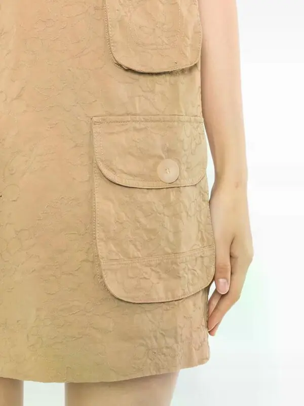 JNBY Floral-embroidered Utility Dress